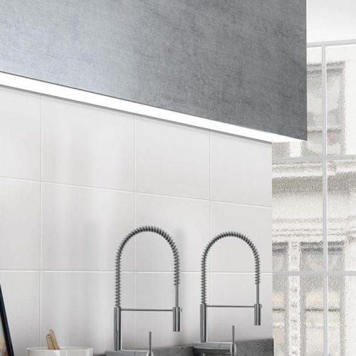 Revestimiento Blanco Brillo 25x50 | Azulejo para cocina y baño