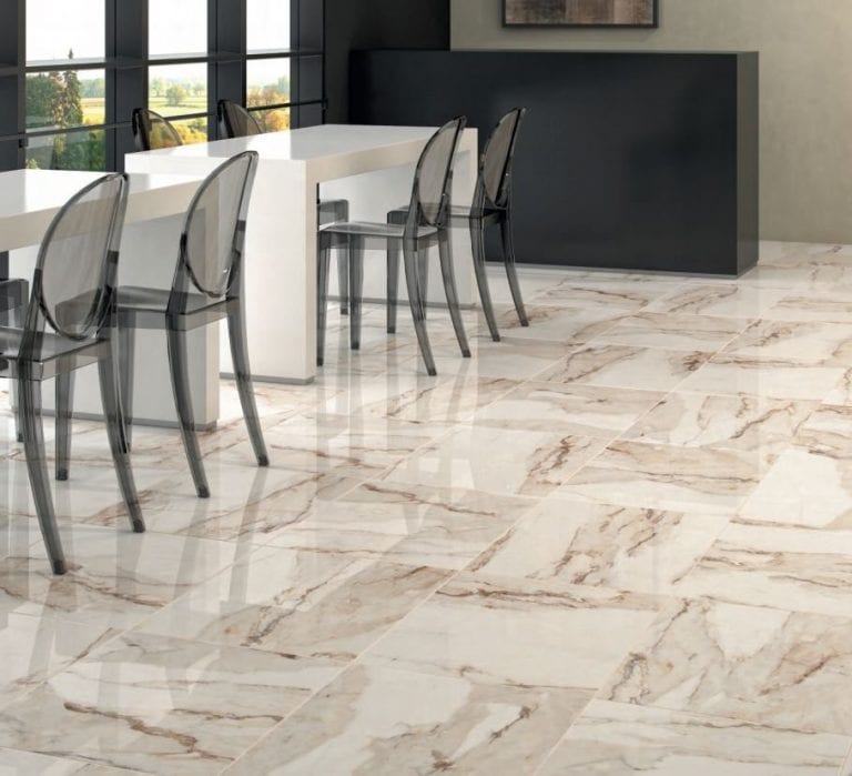 Serie CORFU, gres de 45x45 para pavimento. Acabado brillo