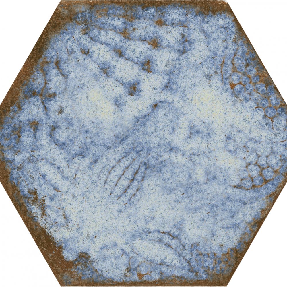 Serie GAUDI REACTIVE, Azulejo porcelánico imitación hidráulico