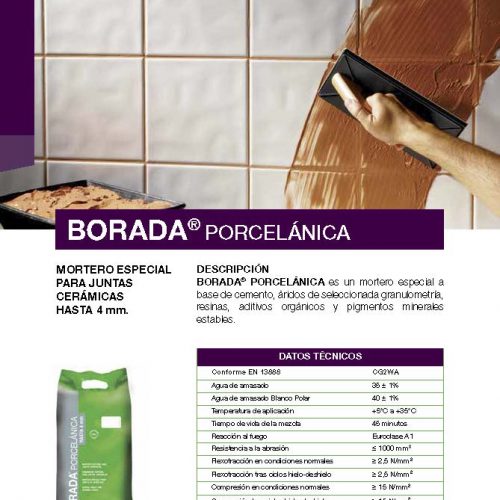 Rejuntado PROPAMSA – Saco Borada Porcelánica